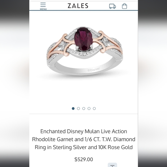 Disney | Jewelry | Enchanted Disney Mulan Ring | Poshmark